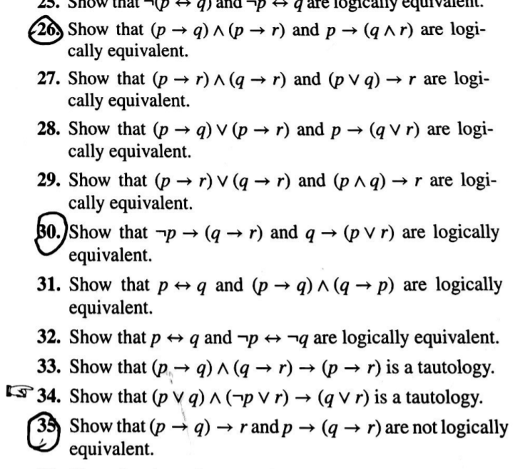 Solved q are logically eq (26. Show that (p →9)^(p + r) and | Chegg.com
