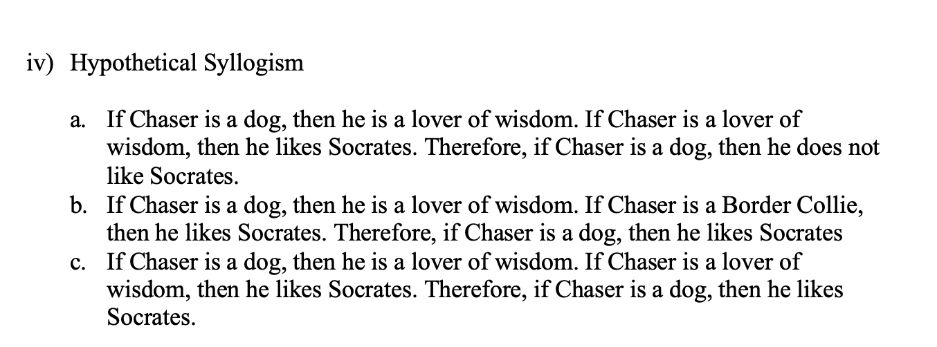 Solved Match the name of the valid argument form to the | Chegg.com