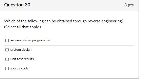 Solved Which of the following can be obtained through | Chegg.com