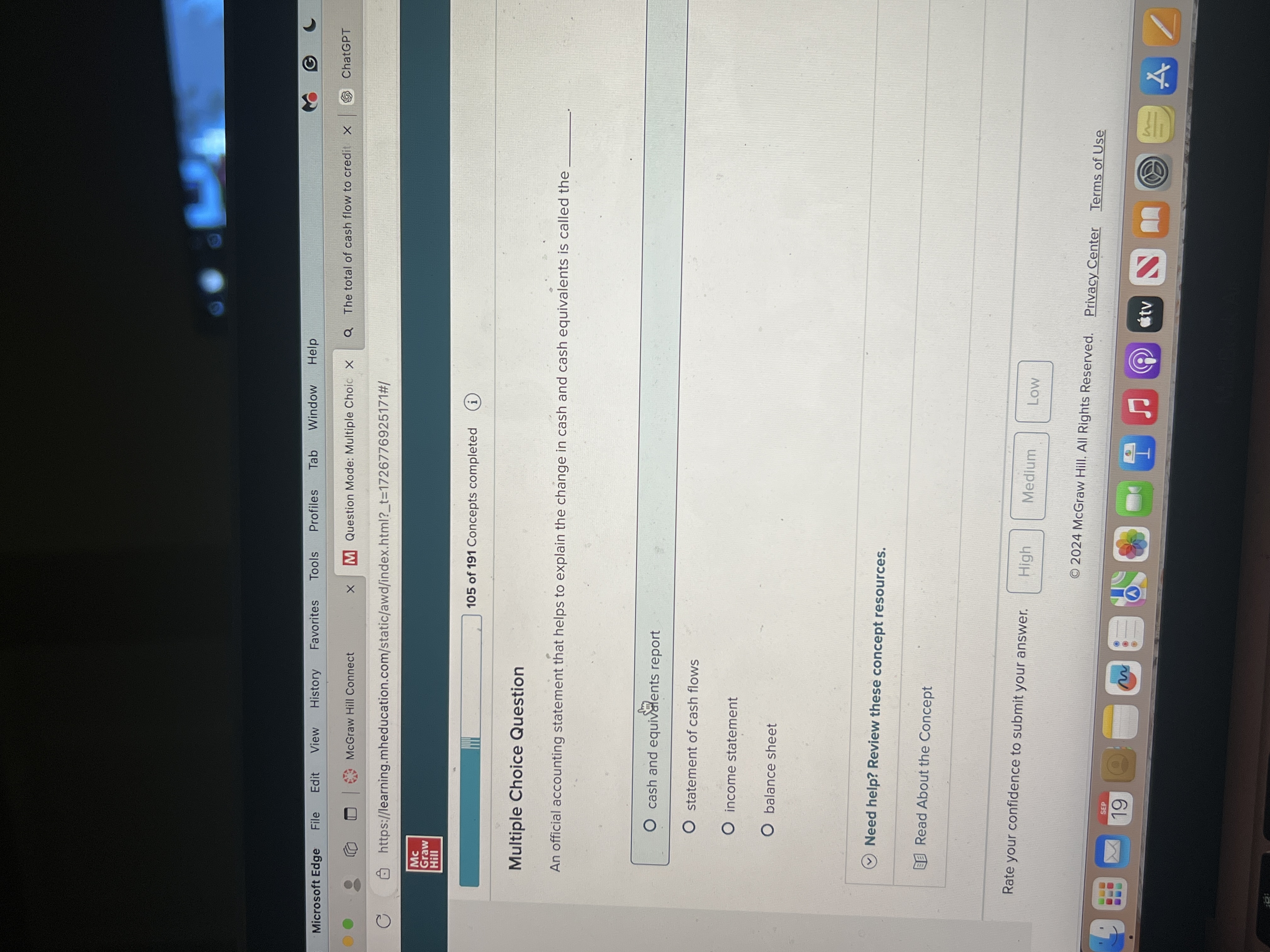 Solved Multiple Choice QuestionAn official accounting | Chegg.com | Chegg.com