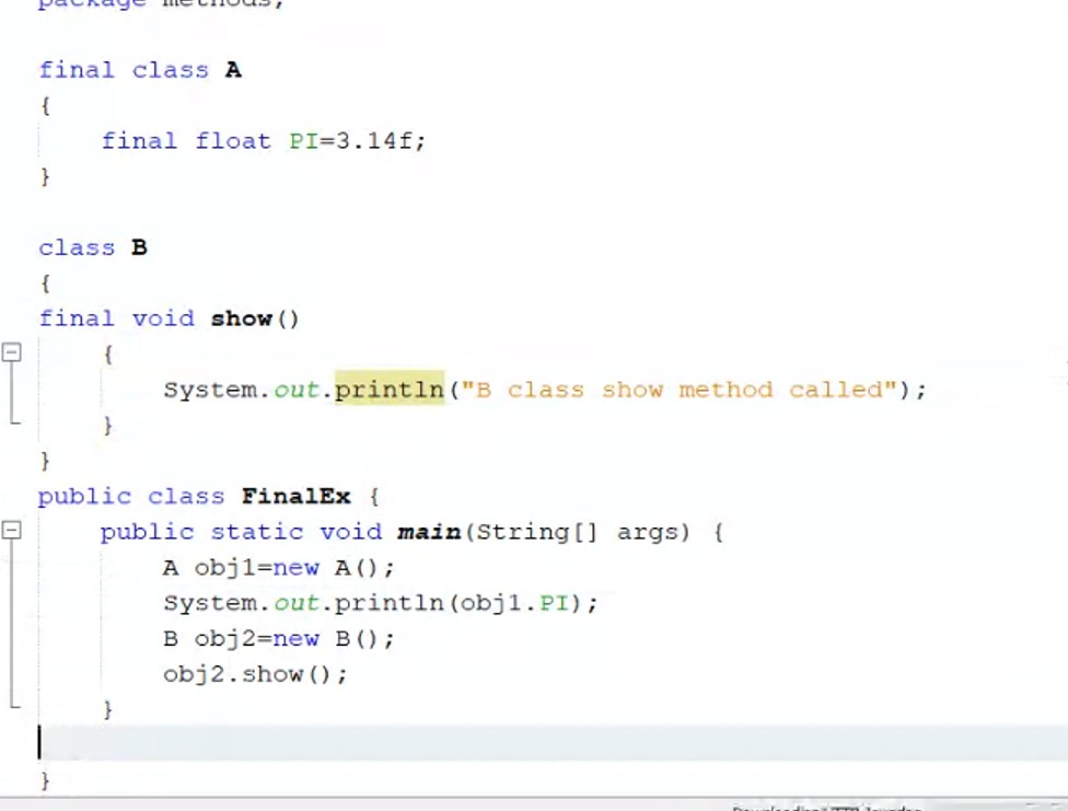 Solved Final Class Aandfinal Float Pi 3 14f }class B1final