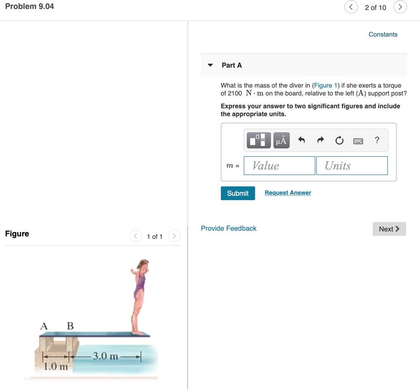 Solved Problem 9.04 Constants Part A What is the | Chegg.com