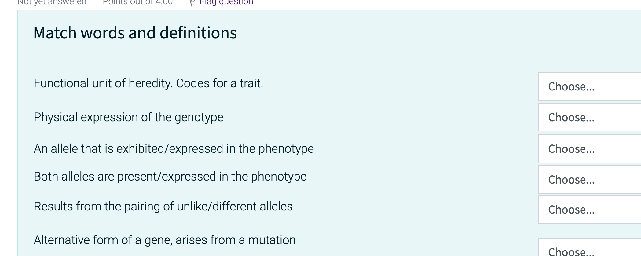 Solved Match words and definitionsFunctional unit of | Chegg.com