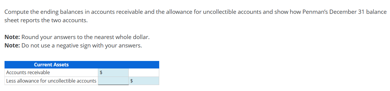 Solved Analyzing and Reporting Receivable Transactions and | Chegg.com