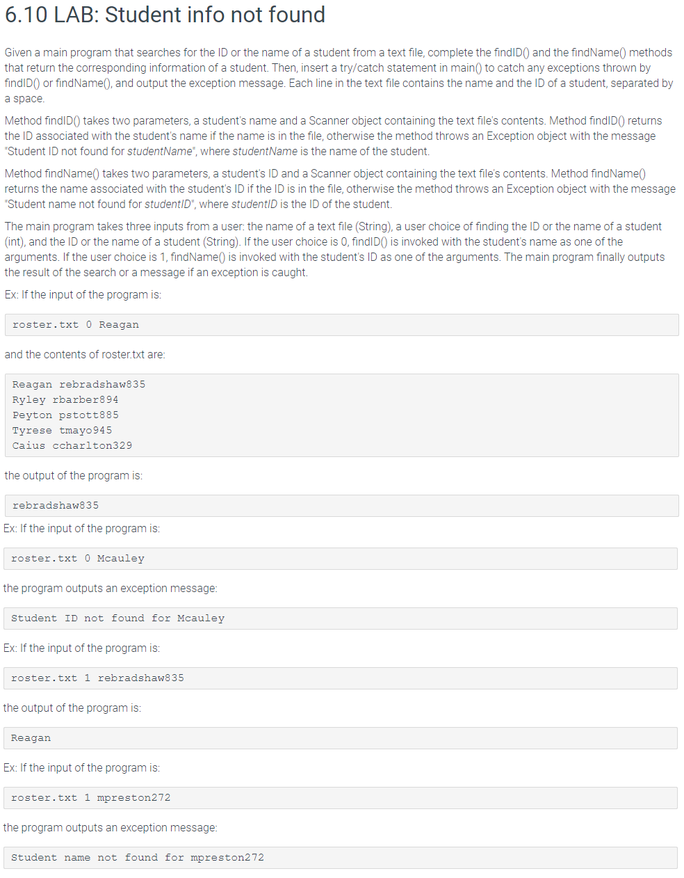Solved I need help with this lab for a class that I am | Chegg.com