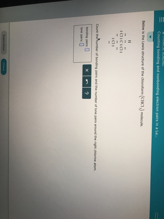 Solved Counting bonding and nonbonding electron pairs in a | Chegg.com