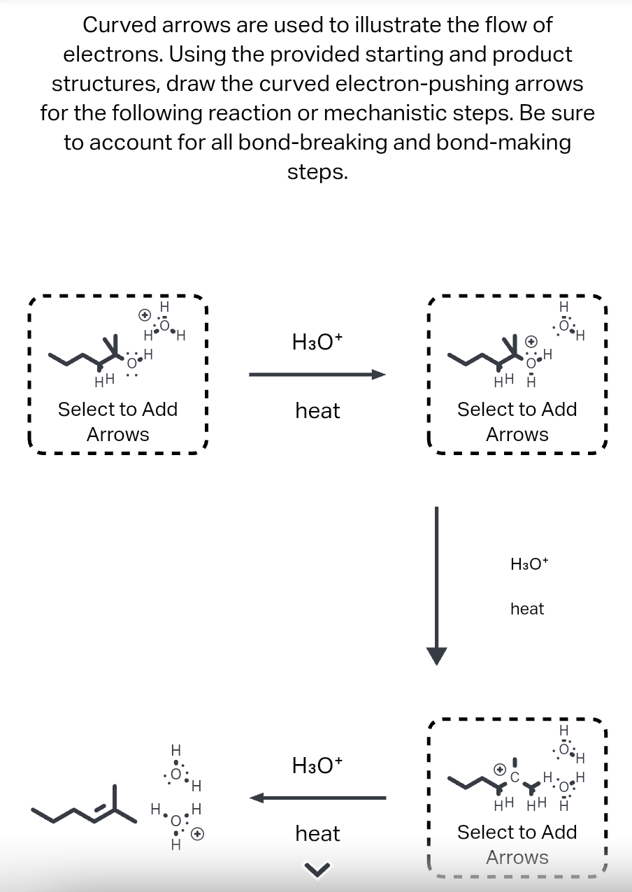 Solved Curved arrows are used to illustrate the flow of | Chegg.com