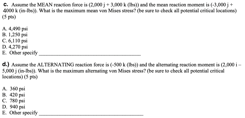 Solved A sign is mounted to a solid circular post as shown | Chegg.com