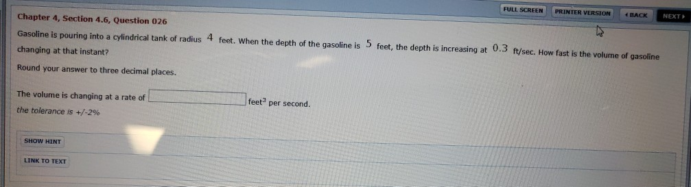 Solved FULL SCREEN ' PRINTER VERSION | 4BACK Chapter 4, | Chegg.com