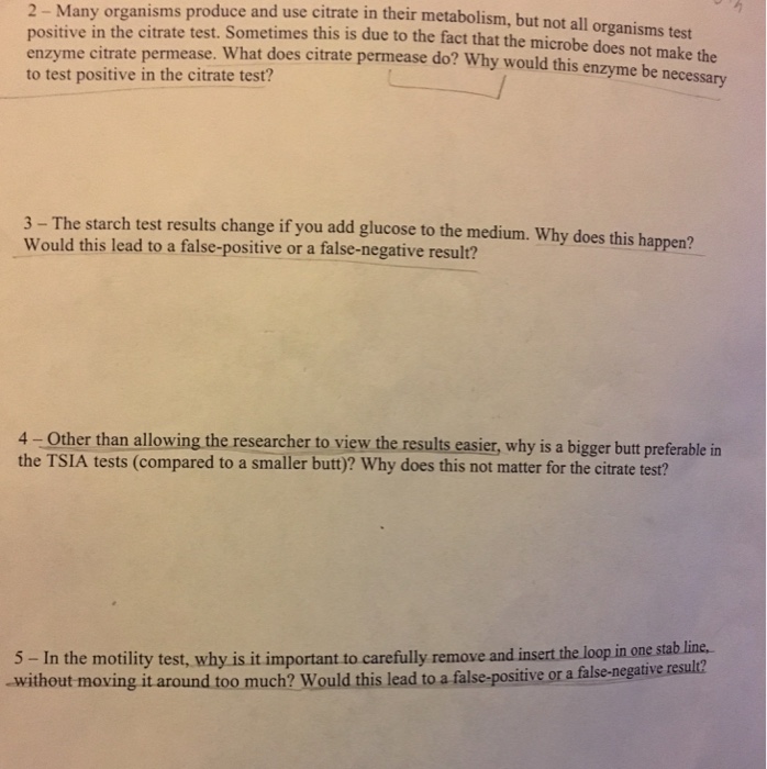 Solved 2 - Many organisms produce and use citrate in their | Chegg.com