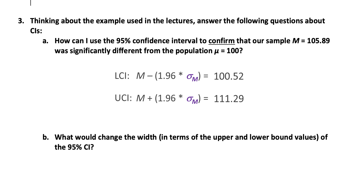 Solved 3. Thinking about the example used in the lectures, | Chegg.com