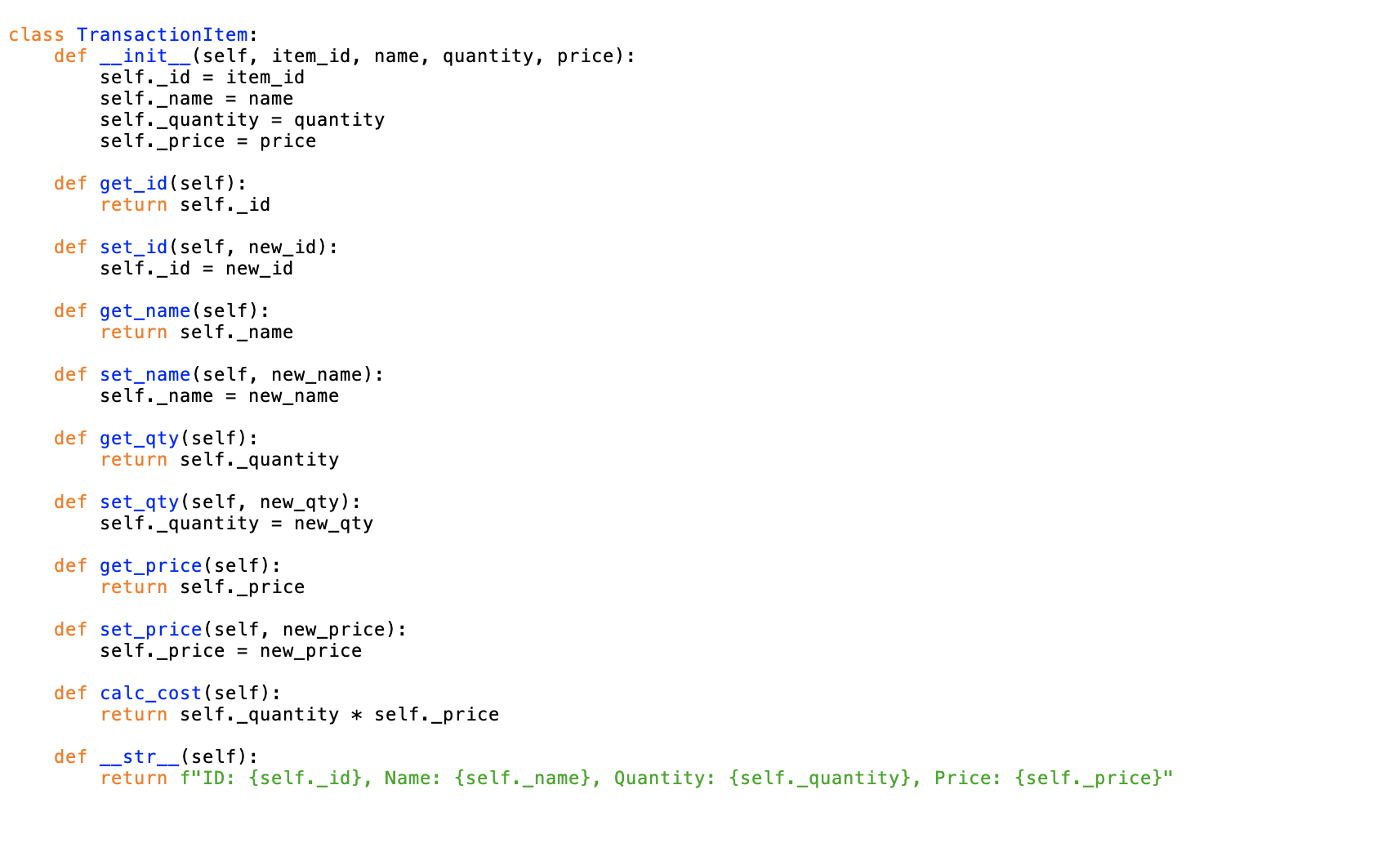I have two files. one with the classes inventory and | Chegg.com