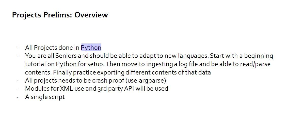 Solved Project: Overview Project 1: import/exportscript - | Chegg.com