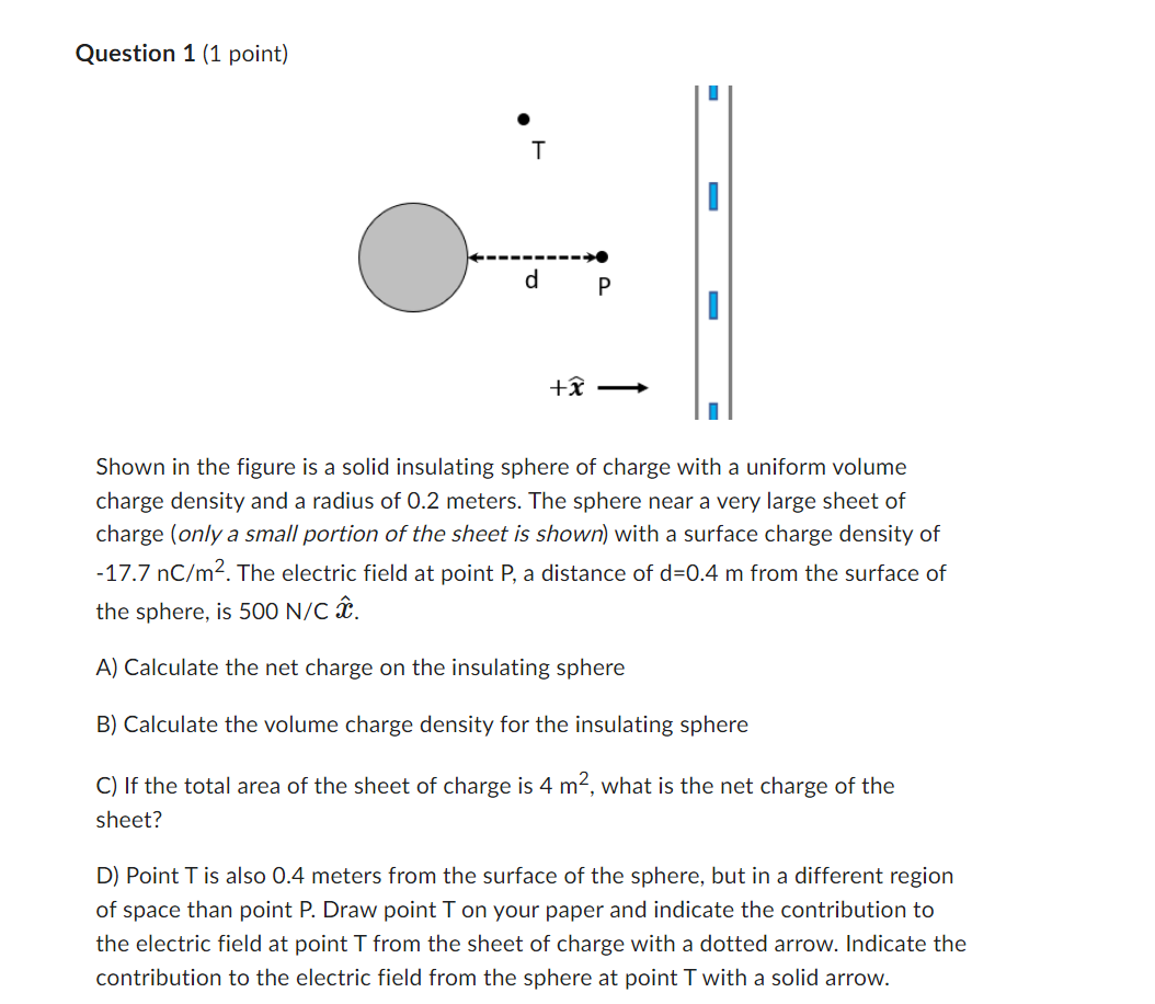Solved Question 1 (1 point) Shown in the figure is a solid | Chegg.com
