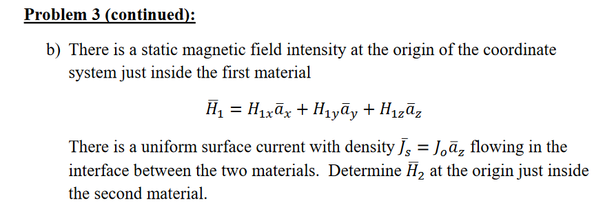 Solved Static boundary conditions. Two homogeneous, linear, | Chegg.com