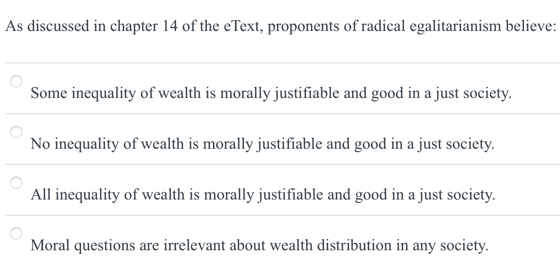 As discussed in chapter 14 of the eText, proponents | Chegg.com