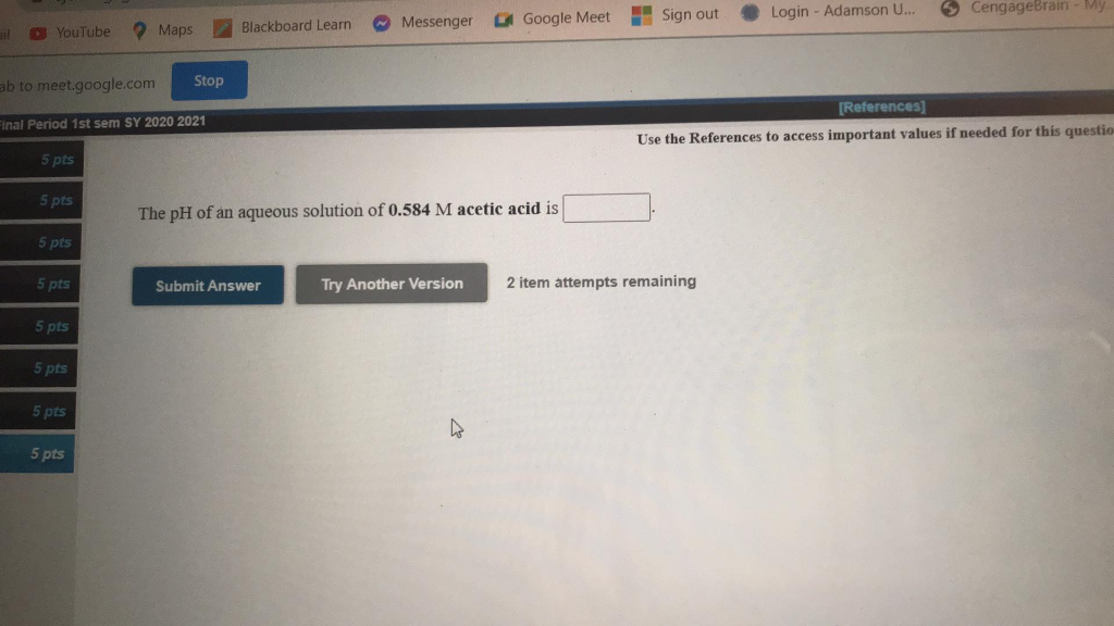 Solved Sign out CengageBrain - My Messenger Google Meet | Chegg.com