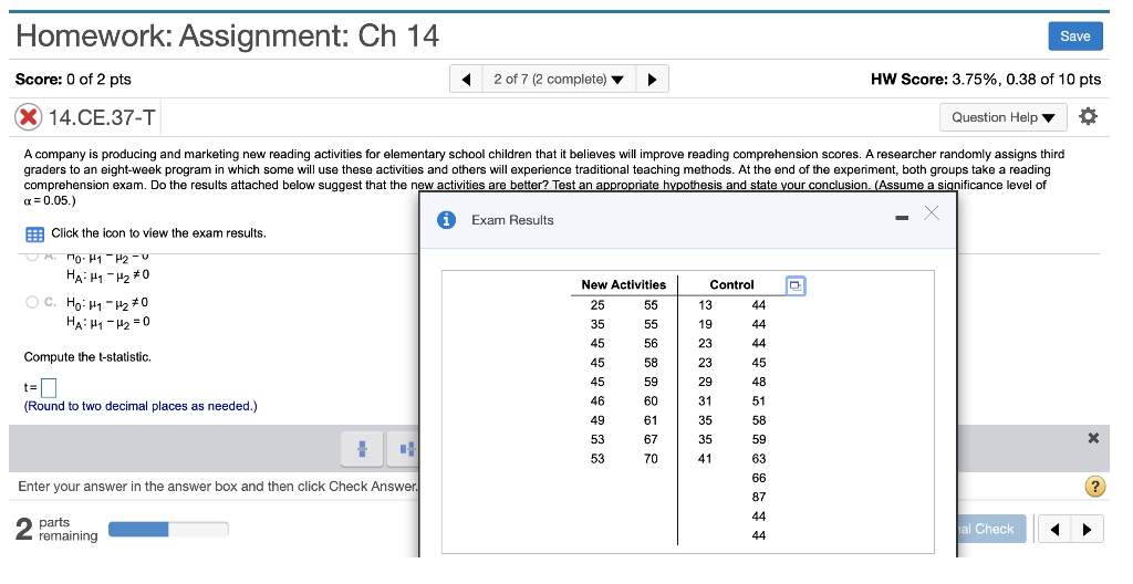 Solved Homework Assignment Ch 14 Save Score 0 Of 2 Pts 2