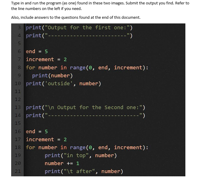 Solved Type in and run the program (as one) found in these | Chegg.com