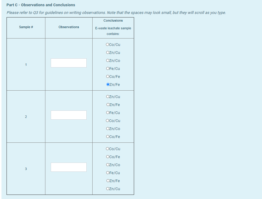 Solved I need help filling in the following table referring | Chegg.com