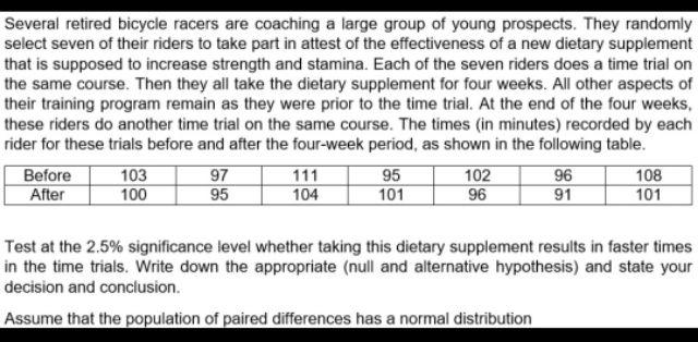 Solved Several retired bicycle racers are coaching a large | Chegg.com