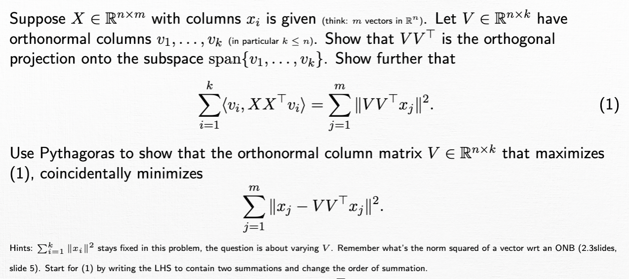 Solved Please show (1) and use Pythagoras to show that the | Chegg.com