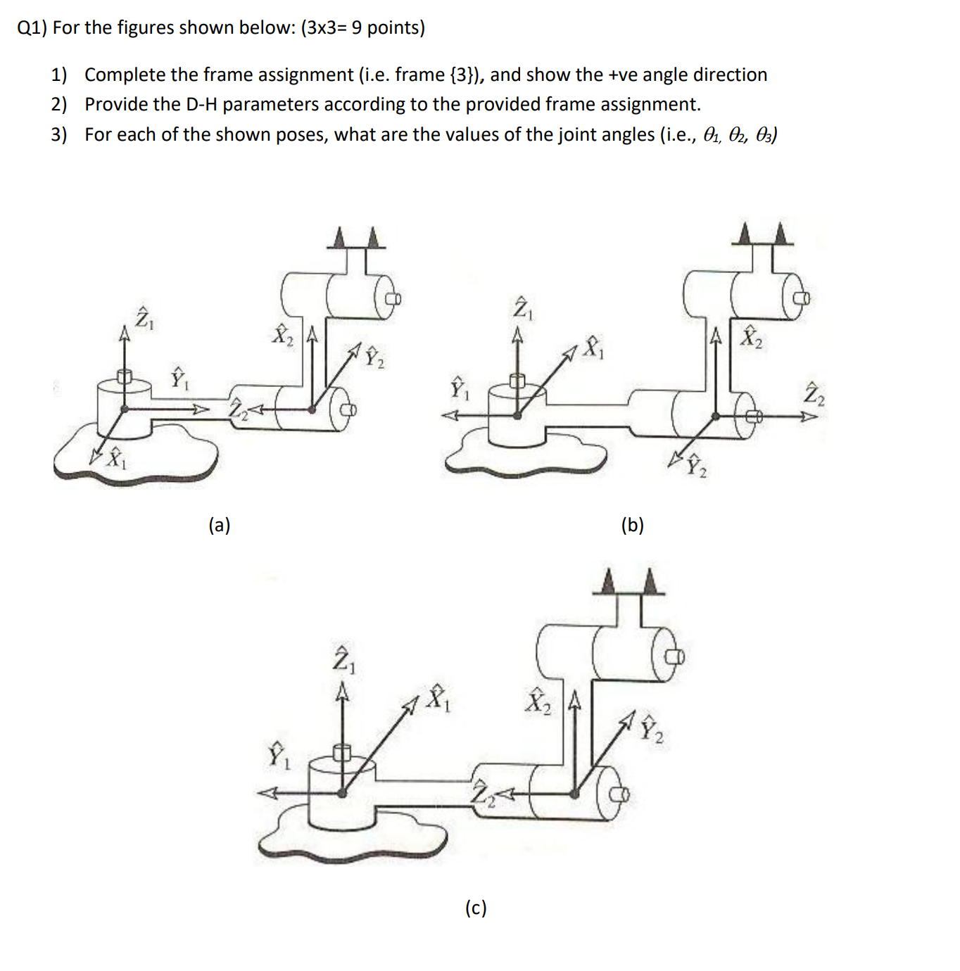 For the figures shown below: Complete the frame | Chegg.com