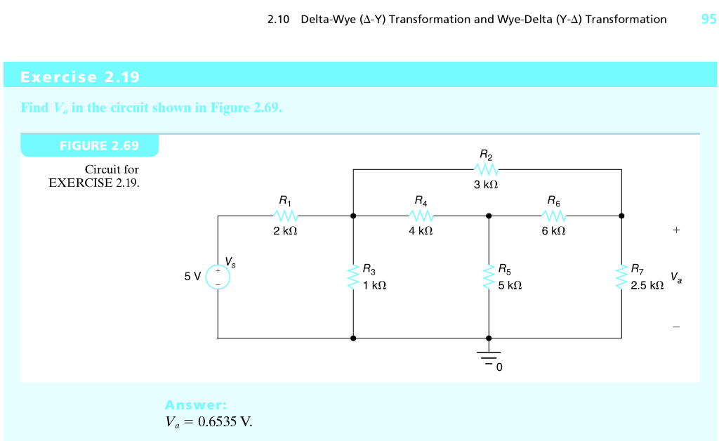 Solved 2.10 Delta-Wye (A-Y) Transformation and Wye-Delta | Chegg.com