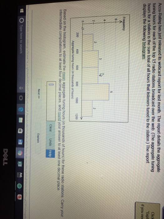 Solved Accu-Rating has just released its webcast report for | Chegg.com