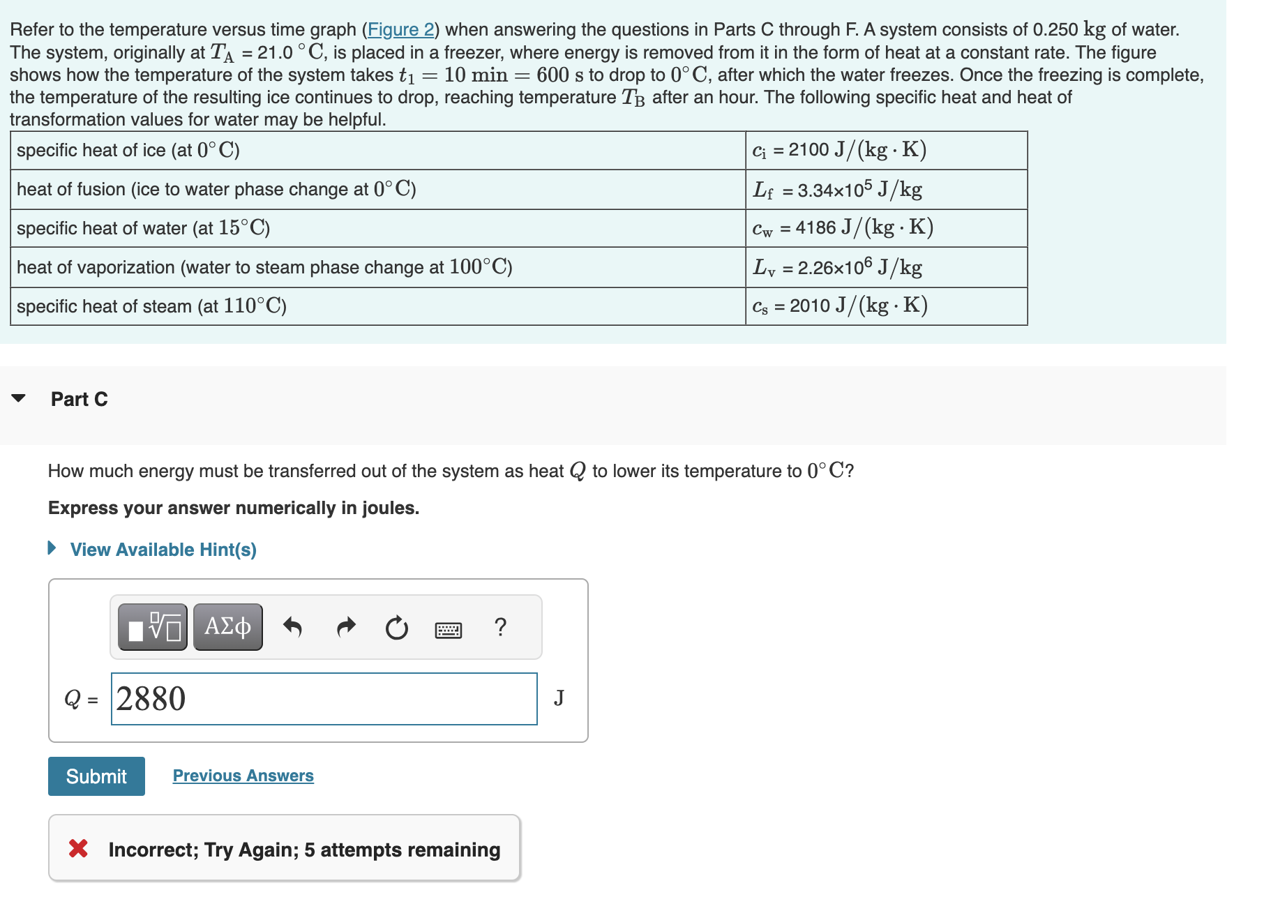 Solved Refer to the temperature versus time graph (Figure 2) | Chegg.com