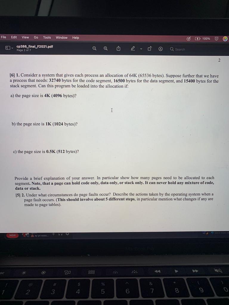 Solved File Edit View Go Tools Window Help C) 100% | Chegg.com