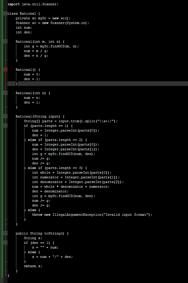 Solved I Need Help With This Java Code Using This Rational