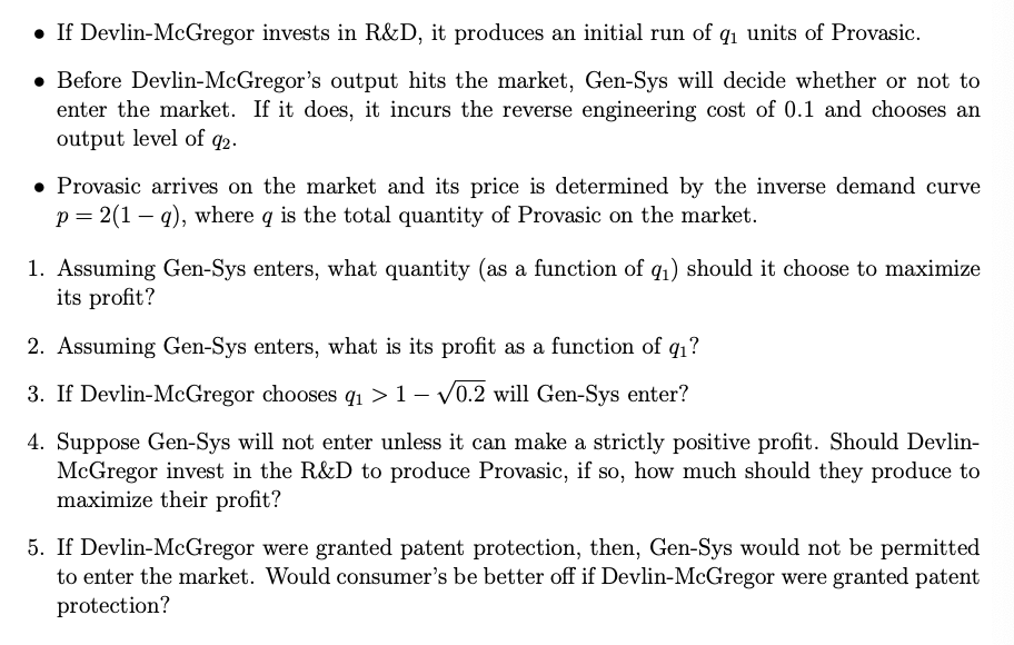 Solved Devlin-McGregor is contemplating an R&D investment in | Chegg.com