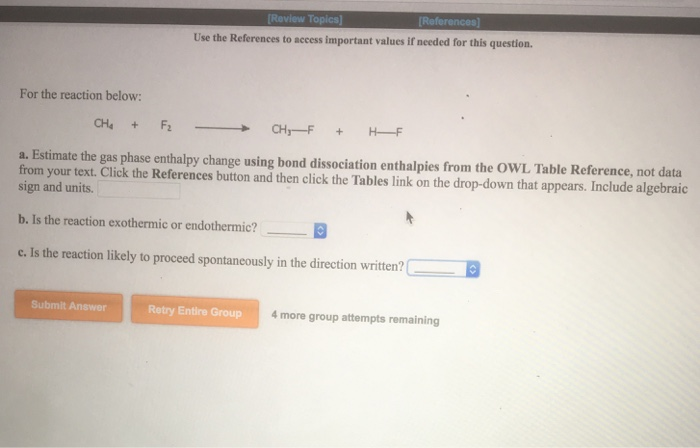Solved Use the References to access important values if | Chegg.com