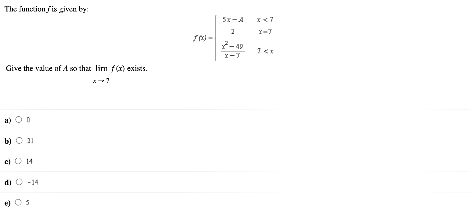 Solved The function =4 x-4 f(x)= IX-41 is defined everywhere | Chegg.com
