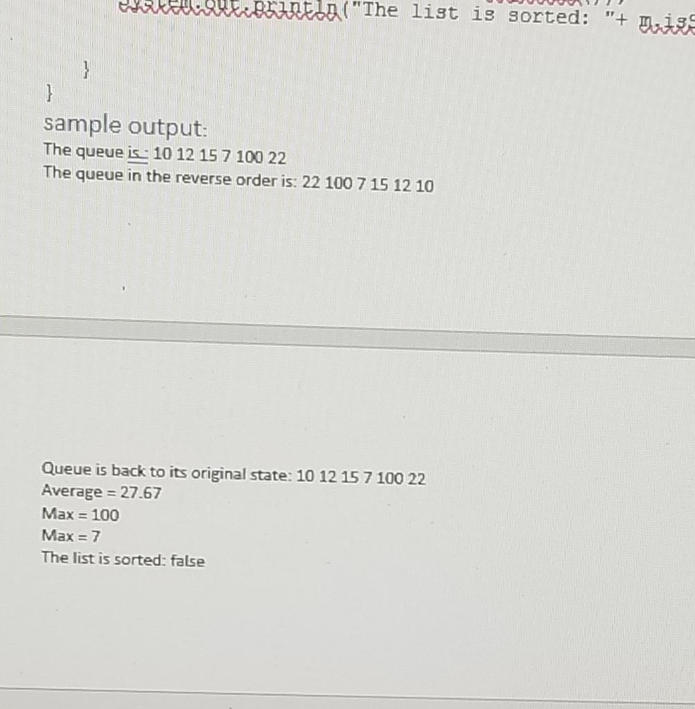 Solved Objectives Practice Queue And Exception Handling 