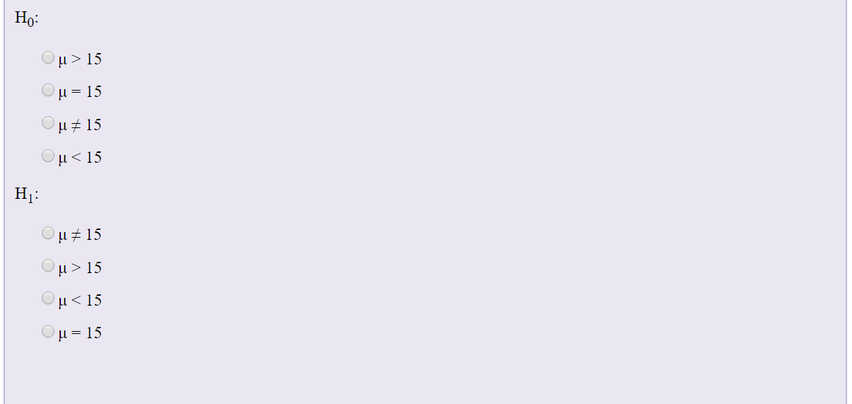 Solved Identify hypotheses, Part I. Write the null and | Chegg.com