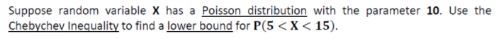 Solved Suppose random variable X has a Poisson distribution | Chegg.com