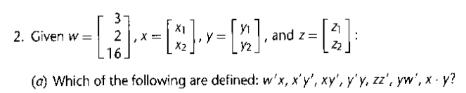 Solved 1. Given [5 1 3], v 3 [7 5 8], andxxx2 x3], write out | Chegg.com