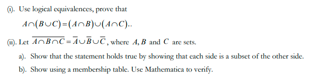 Solved (). Use logical equivalences, prove that | Chegg.com