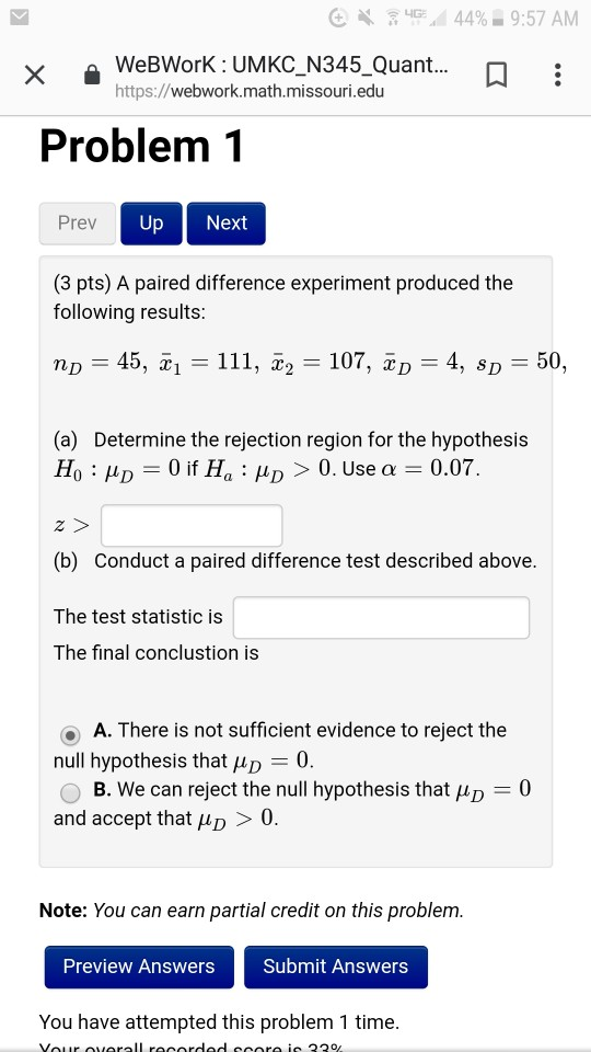 Solved x a WeBWorK: UMKC._N345_Quant... | Chegg.com