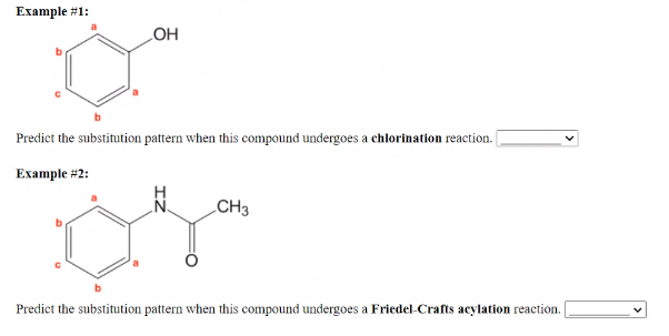 Solved Example #1: ОН Predict the substitution pattern when | Chegg.com