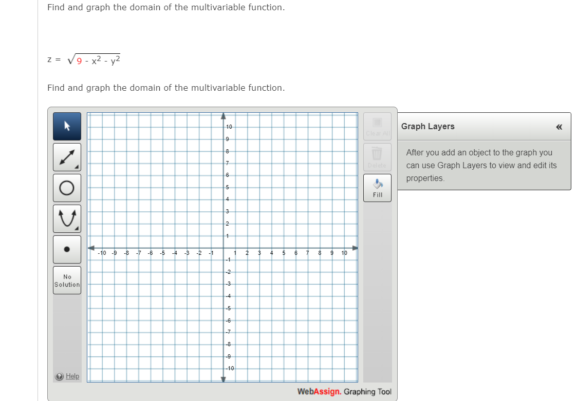 Solved Find and graph the domain of the multivariable | Chegg.com
