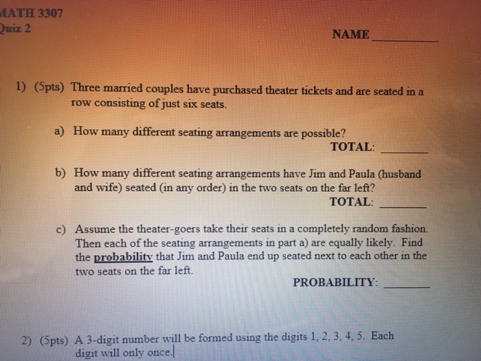 Solved Please do number 1, parts a b and c. Show all steps. | Chegg.com