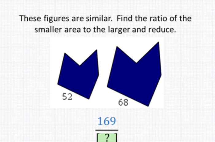 Solved These figures are similar. Find the ratio of the | Chegg.com