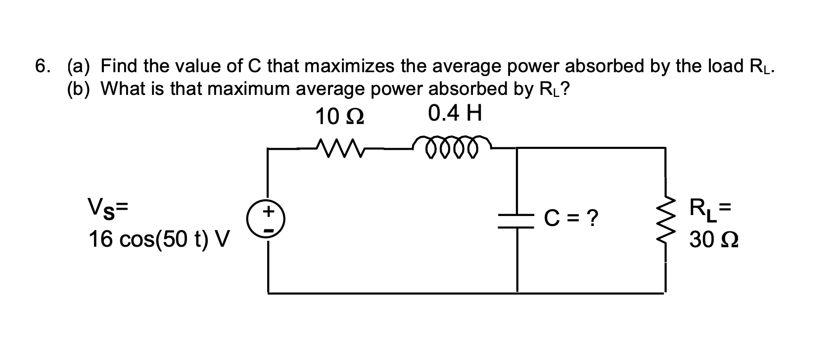 Solved 6. (a) Find the value of C that maximizes the | Chegg.com