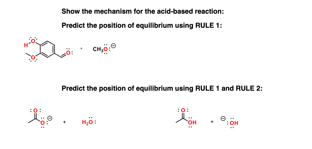 Solved Show the mechanism for the acid-based reaction: | Chegg.com