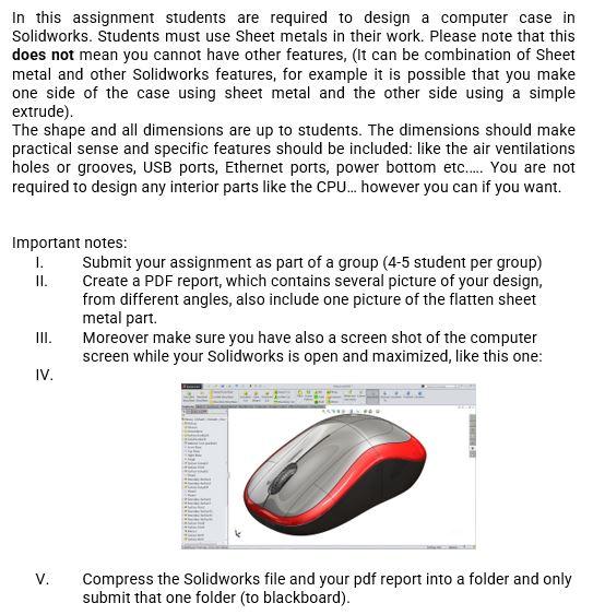 In this assignment students are required to design a | Chegg.com