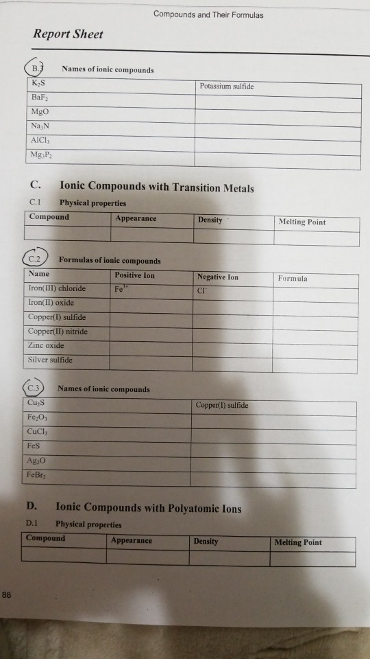 Solved Report Sheet Date Section Instructor Name Team A. | Chegg.com
