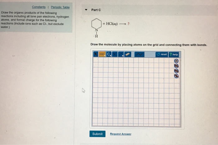 Solved Constants Periodic Table Part A Draw the organic | Chegg.com